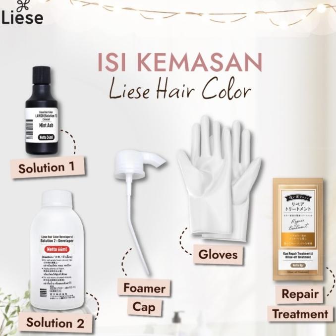 Jual Liese Hair Color-Blaune/Creamy Bubble Foam-Cat/Pewarna/Semir ...