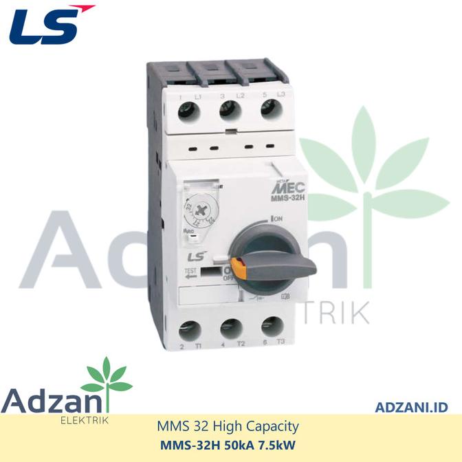 Jual Ls Mms 32H 14-22A 50Ka 7.5Kw Manual Motor Starter Circuit Breaker ...