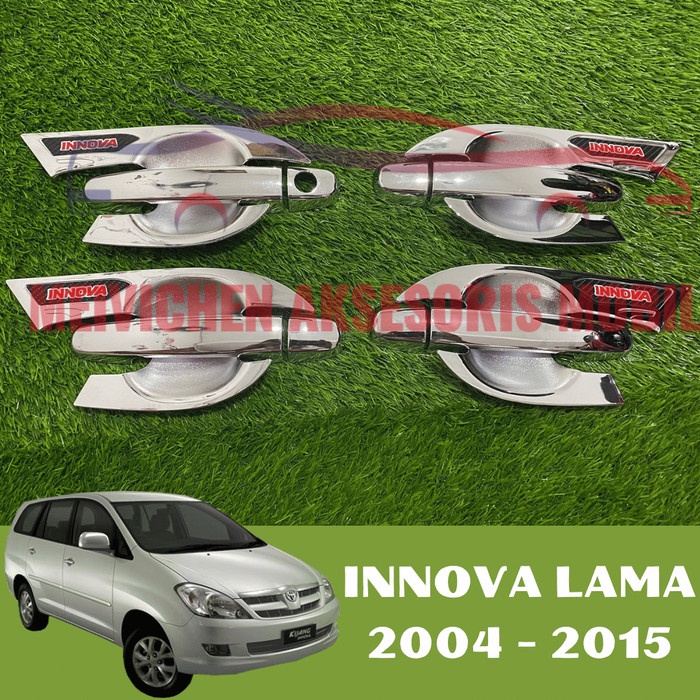 Jual OUTER HANDLE PINTU MOBIL INNOVA LAMA OLD 2004 - 2015 CHROME K-ONE | Shopee Indonesia