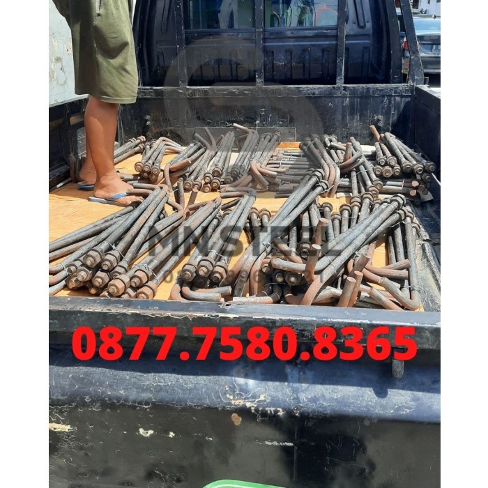 Jual Besi konstruksi Angkur L 5/8 (16mm) x 30, st 37, kualitas bagus ...