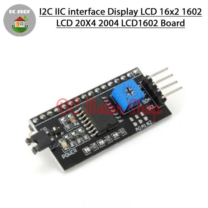 Jual I2C IIC interface Display LCD 16x2 1602 LCD 20X4 2004 LCD1602 ...