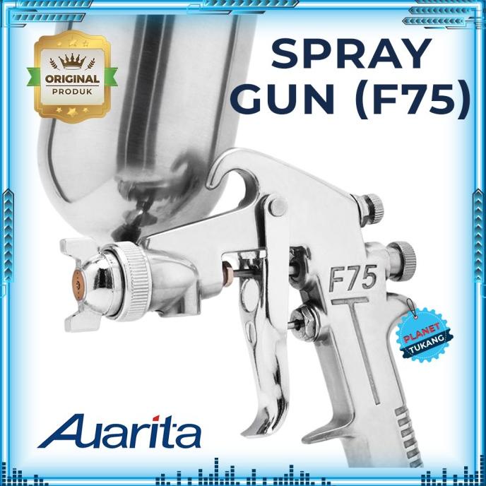 Jual SPRAY GUN AUARITA F75 G TABUNG ATAS F-75 400ML | Shopee Indonesia