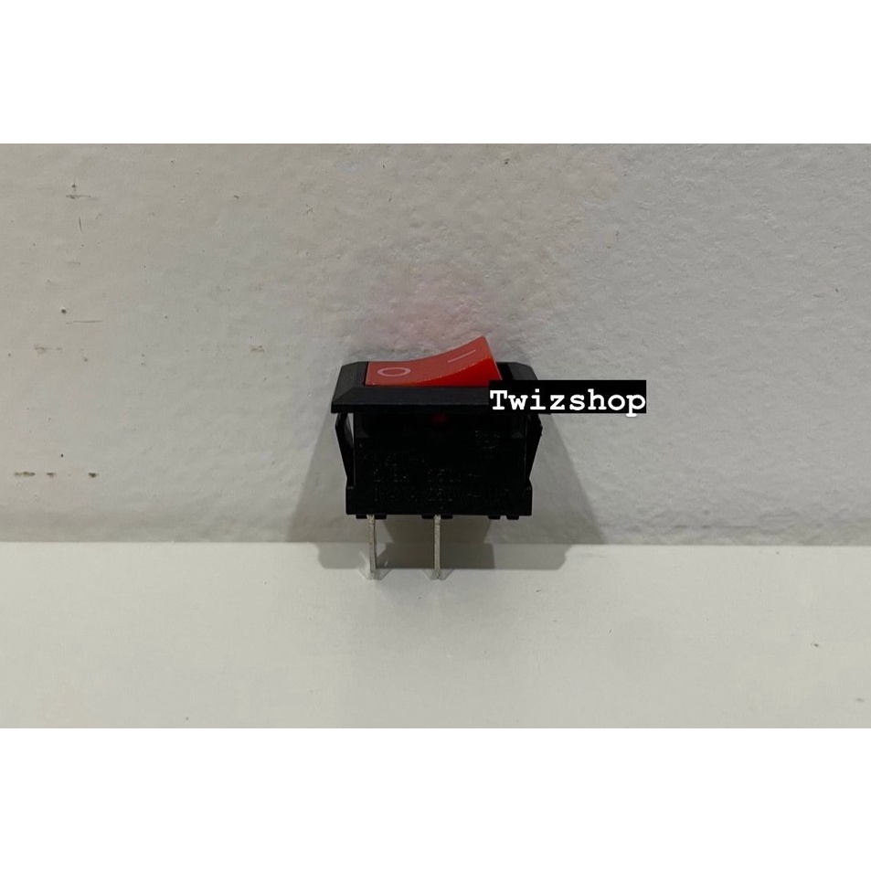 Jual Saklar Switch 2 Pin On Off 21x15mm / Rocker Switch 2 Pin On-Off r ...