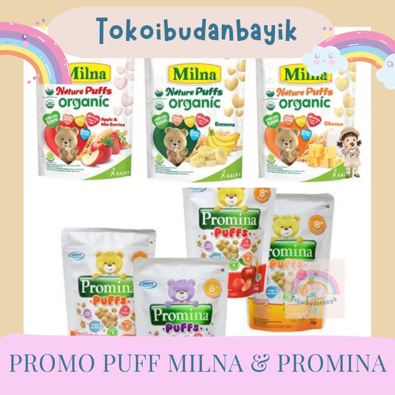 Jual PROMO LIVE PUFFS MILNA&PROMINA dapat 8 /CEMILAN BAYI 8+ | Shopee ...