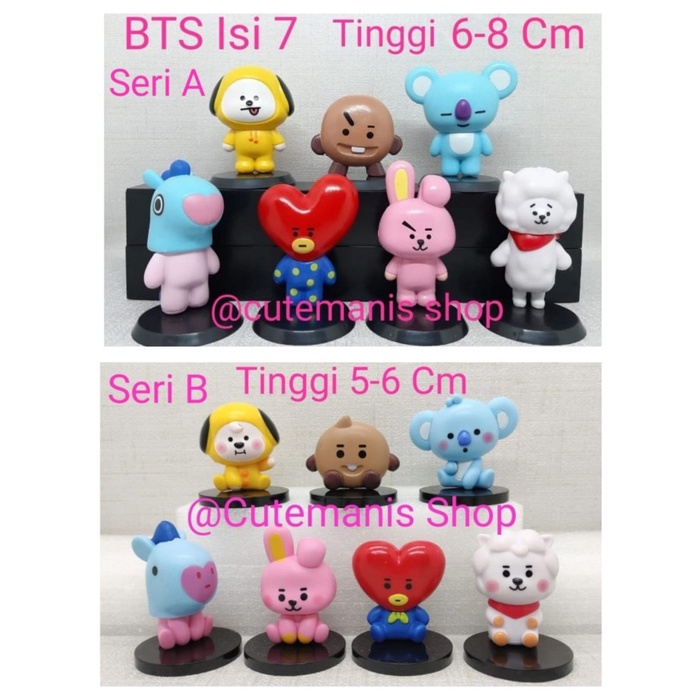 Jual ACTION FIGURE BTS BT21 ARMY BANGTAN BOYS KPOP IDOL MODEL TOPPER CAKE | Shopee Indonesia