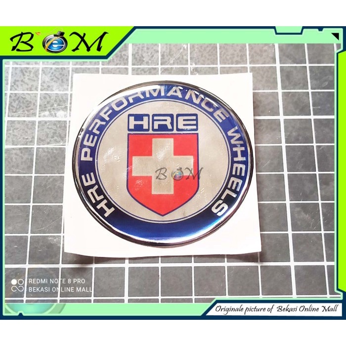 Jual Stiker Emblem Logo Timbul Dop Velg Tutup Roda Mobil Hre ...