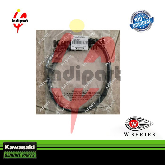 Jual New Kabel Selang Rem Depan Fr Kawasaki W175 Se Cafe Original 43095-1484 Kode 021 | Shopee ...