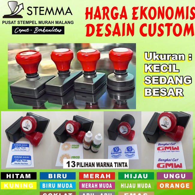 Jual Grosir QTYS9 Stempel Custom Murah I Stempel flash warna I Flash ...