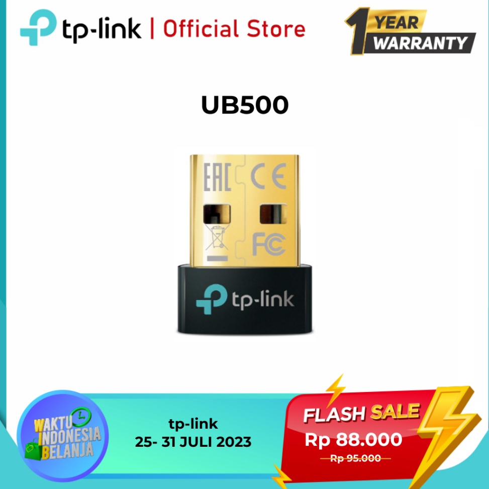 Jual Chekout!.. TP-LINK UB500 BLUETOOTH 5.0 NANO USB ADAPTER For Desktop Laptop Dongle UB500 ...