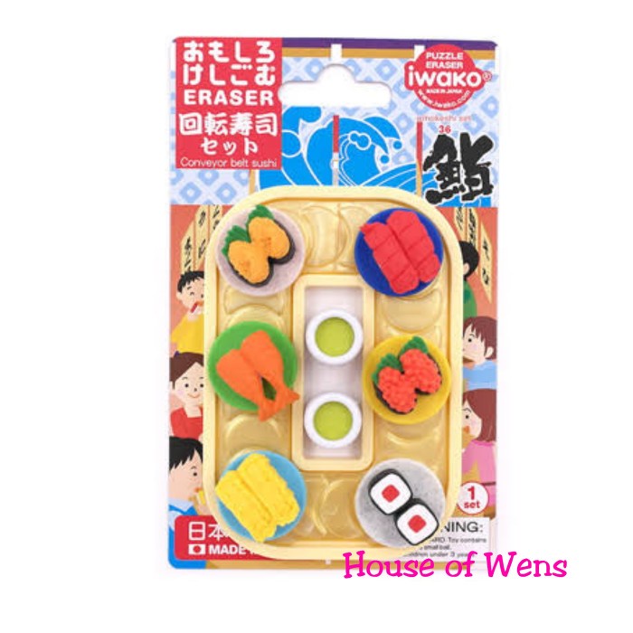 Jual Aurealia Iwako Puzzle Eraser Set Omokeshi Set 36 Made In Japan - Penghapus Set | Shopee ...