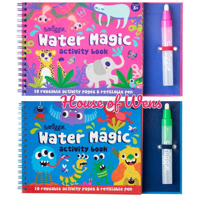 Jual Bestseller Smiggle Water Magic Activity Book Original - Buku ...
