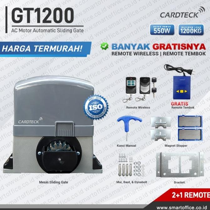 Jual PAGAR OTOMATIS AUTOMATIC SLIDING GATE CARDTECK 1200-1500kg TANPA ...