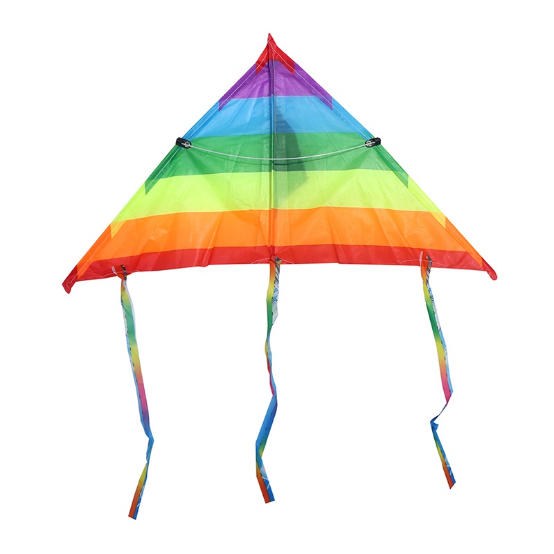 Jual Rainbow Kite Flying Toys for Children Kites Handle Line Outdoor ...