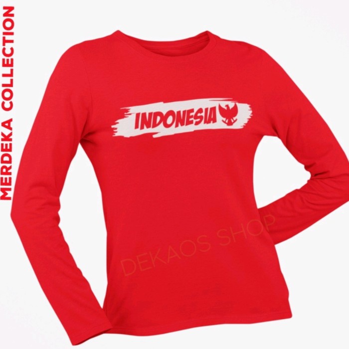 Jual Murah Bm - Kaos Lengan Panjang 17 Agustus Baju Hut Ri Kemerdekaan Fbd | Shopee Indonesia