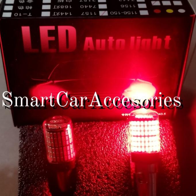 Jual NEW Bohlamp 144 LED Putar S25 1157 2Kaki Rem Double 12Volt Super ...