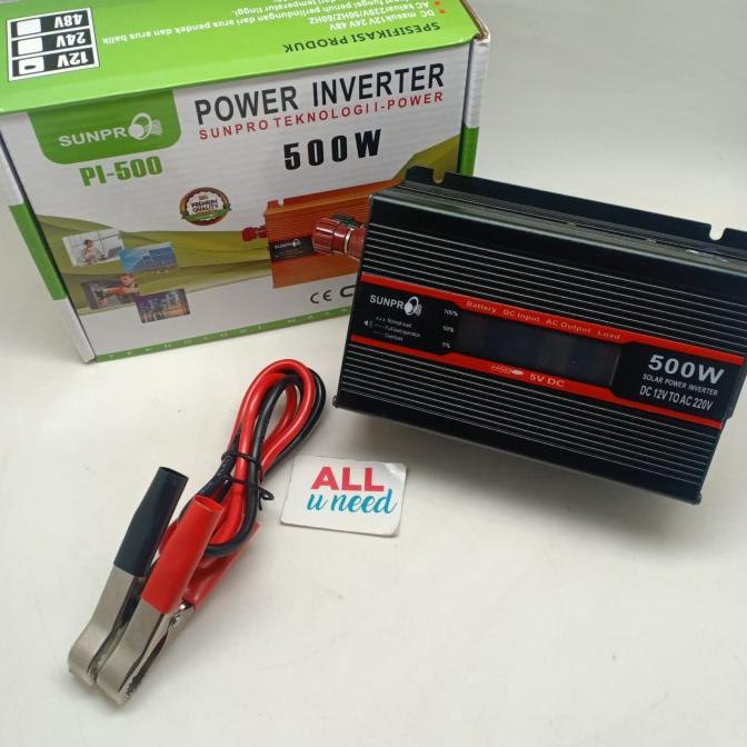 Jual Power Inverter Sunpro PI-500 Watt - Inverter Sunpro PI500 Watt ...