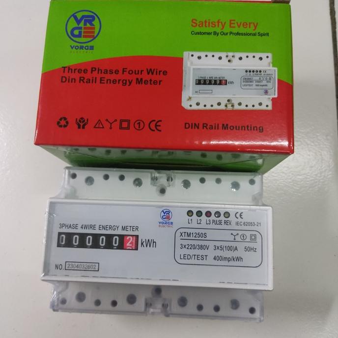 Jual kwh meter XTM1250S 3 phase / 3P / kwh meter 3phase analog Fort | Shopee Indonesia