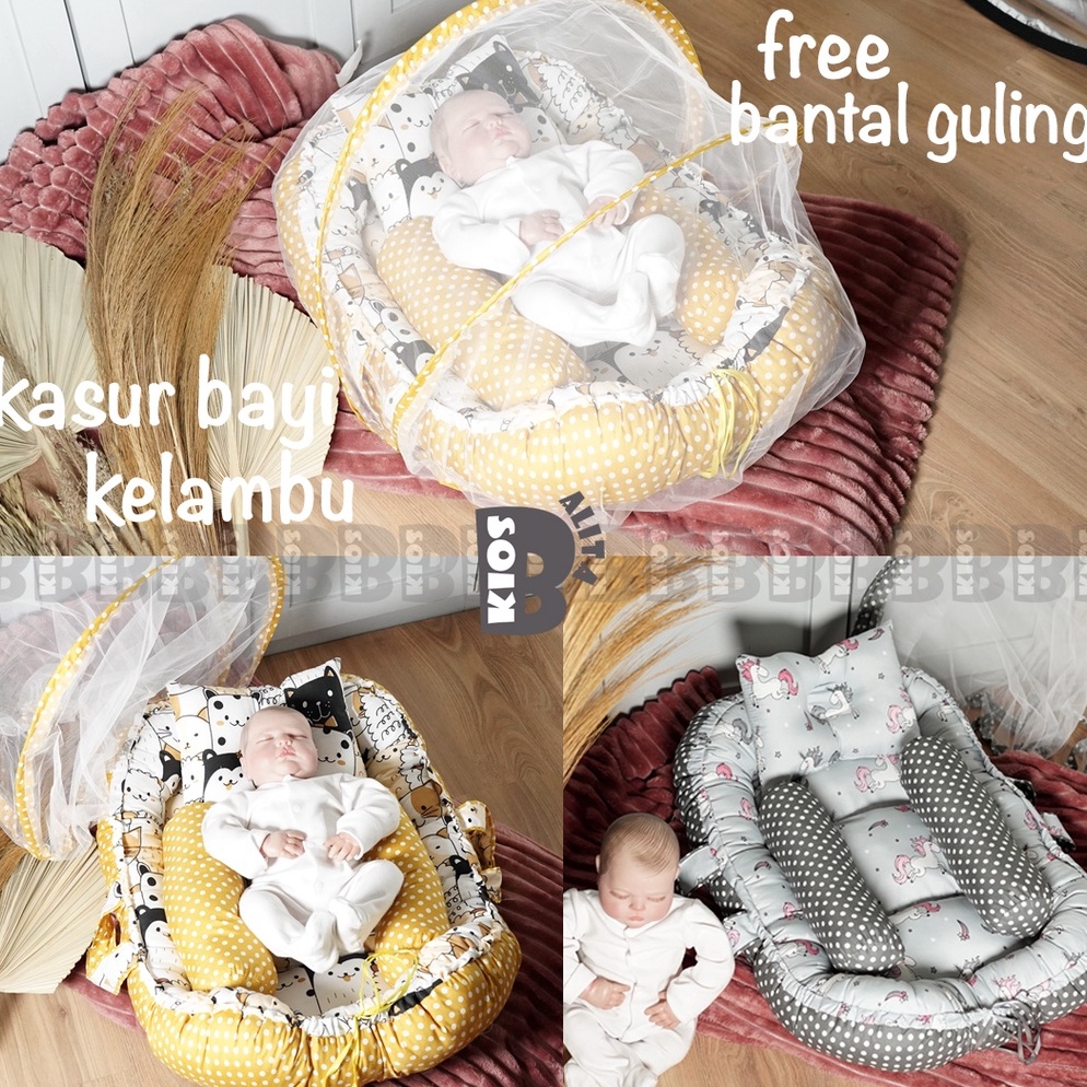 Jual [CODE BARANG 581SGH] KASUR BAYI BABY NEST PREMIUM DENGAN KELAMBU ...