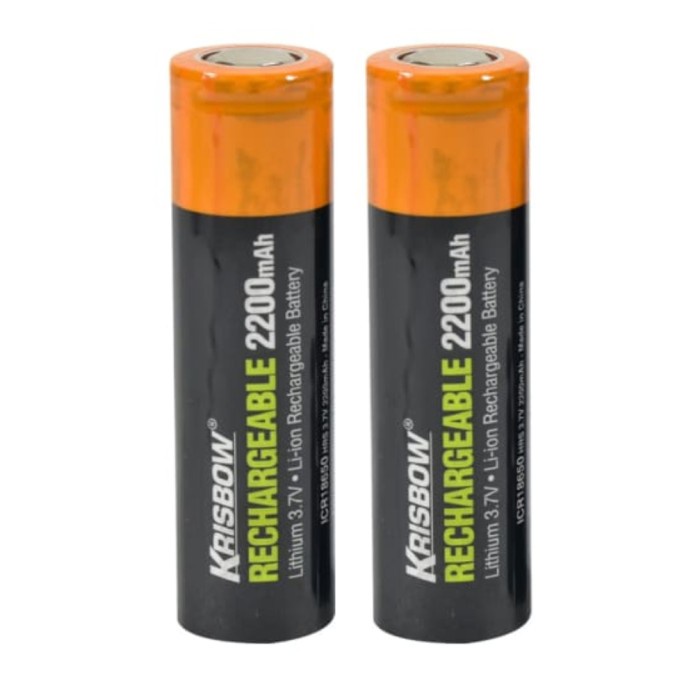 Jual Krisbow Baterai Rechargeable 1C 3.7V 2200 Mah | Shopee Indonesia