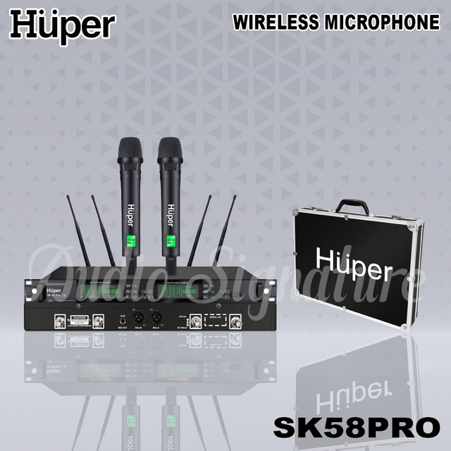 Jual Mic Microphone Wireless HUPER SK 58PRO / SK58PRO Original 2 Handle ...