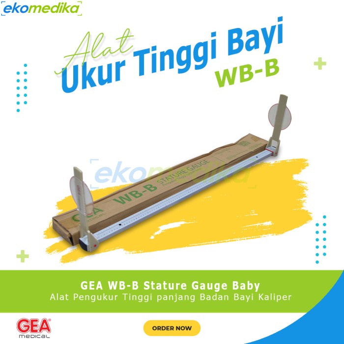 Jual Alat Pengukur Tinggi panjang Badan Bayi Kaliper Caliper WB-B GEA ...
