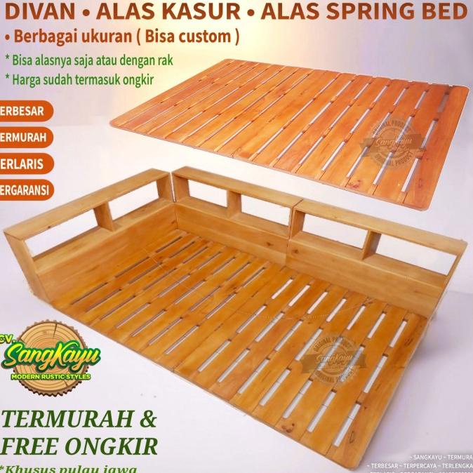 Jual Promo Dipan Tempat Tidur Minimalis Divan Alas Matras Kasur Spring ...