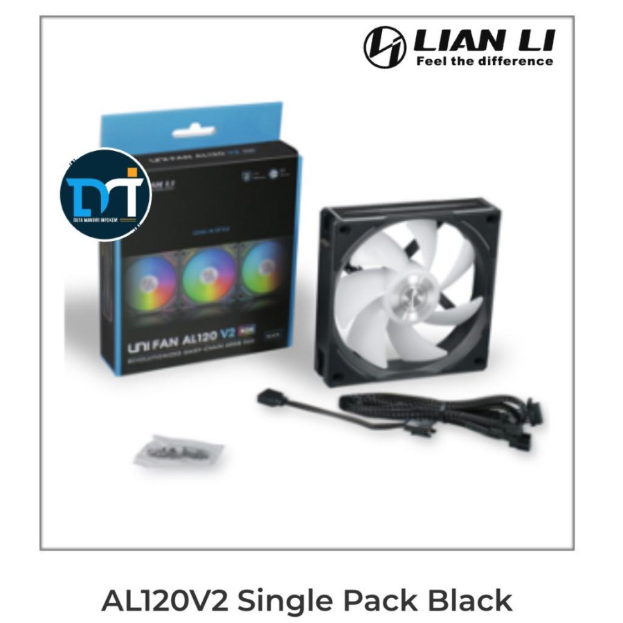 Jual Lian Li UNI FAN AL120 V2 - ARGB Fan Single Pack - AL120 V2 Black | Shopee Indonesia