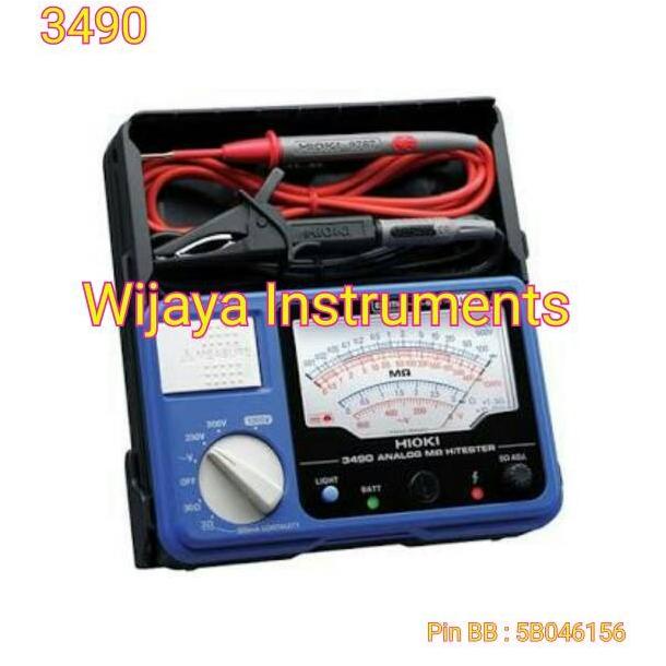 Jual HIOKI 3490 ANALOG MEGGER / ANALOG INSULATION TESTER | Shopee Indonesia