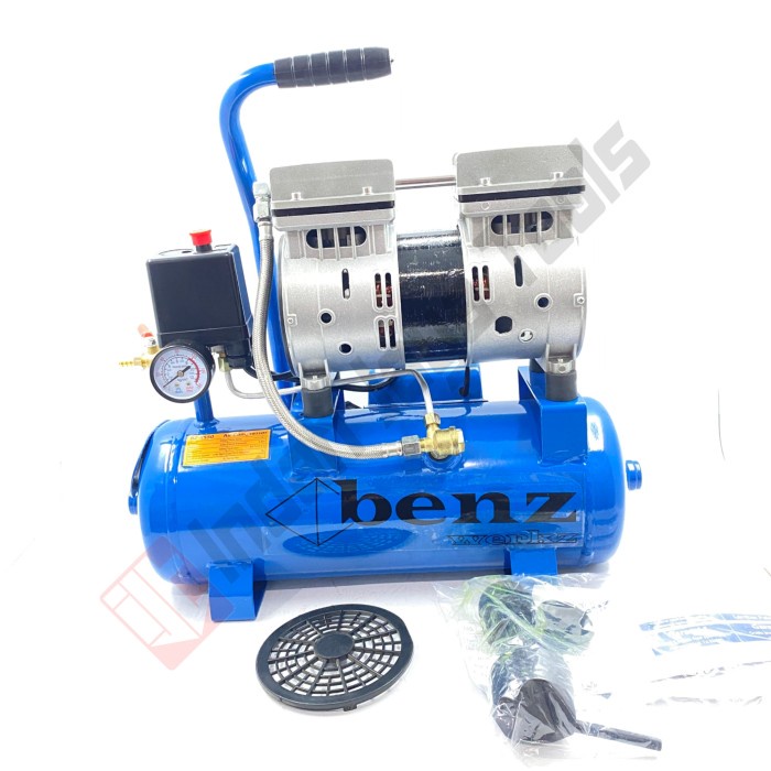 Jual BENZ BZ-8550 Kompresor Angin SILENT 3/4 HP 9 Liter Oilless ...