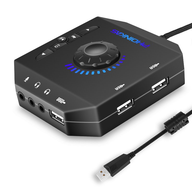 Jual &Profession Computer USB Sound Card 7.1 Channel Audio Adapter ...