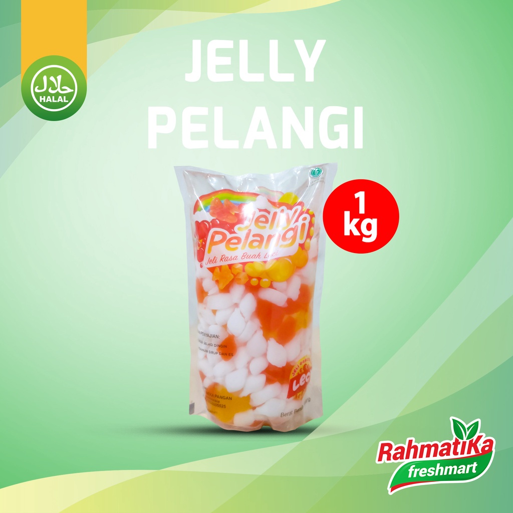 Jual Jelly Pelangi / Jeli Rasa Buah Leci 1 Kg | Shopee Indonesia