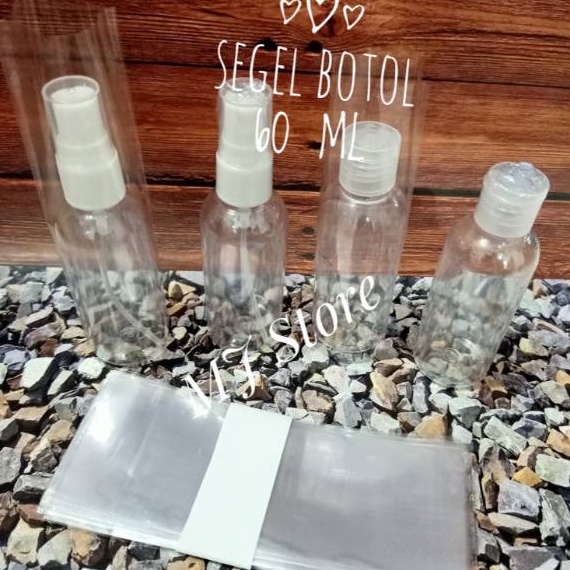 Jual HCMY6912 TERBARU Segel Botol 60 ml / Segel Botol Spray 60ml ...