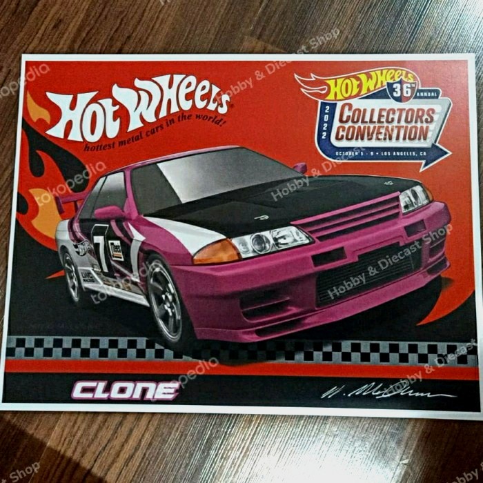 Jual HOT SALE!!! POSTER ORIGINAL HOT WHEELS LA CONVENTION '22 SIGN ASLI ...