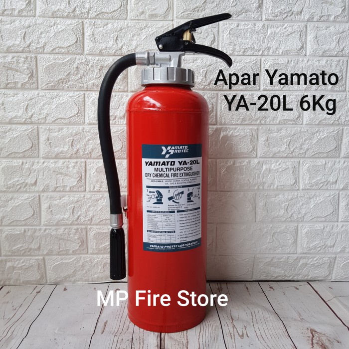 Jual ALAT KESELAMATAN APAR YAMATO 6 KG (ABC POWDER) 6KG TABUNG PEMADAM API YA 20L YA-20L ...