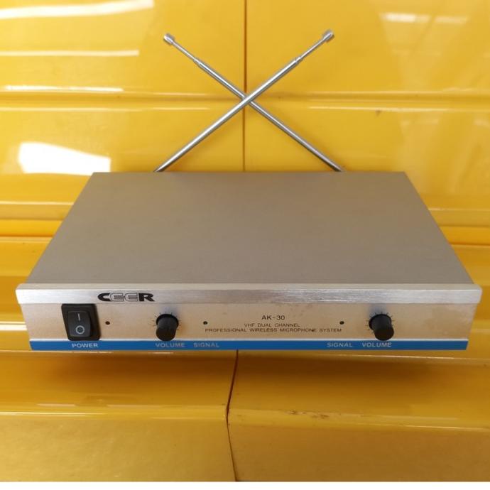 Jual OBRAL MIC WIRELESS MURAH CEER VHF - MICROPHONE WIRELESS NEW ...