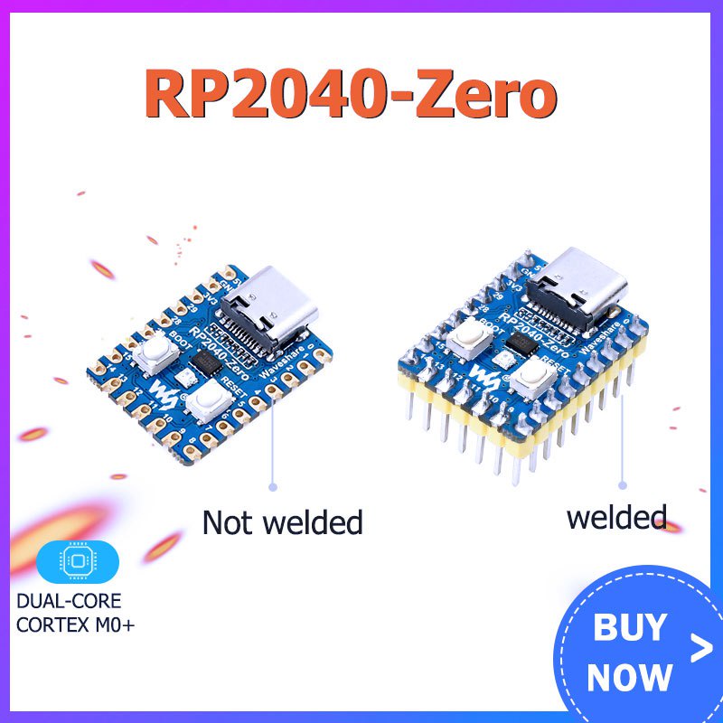 Jual Original RP2040-Zero Pico-like MCU Board Base On Raspberry Pi Pico Dual-core Cortex M0 ...