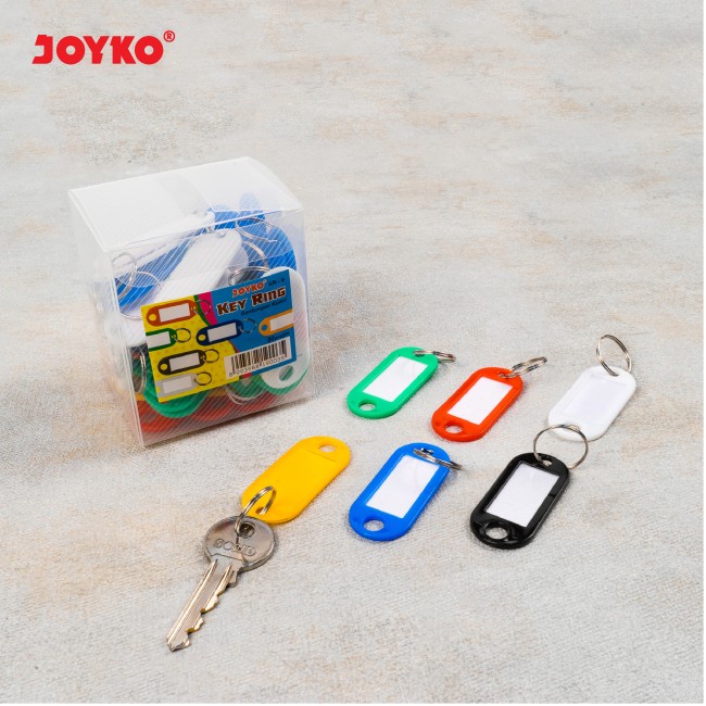 Jual Keyring Gantungan Kunci / Label Kunci Nama Warna Serbaguna Joyko ...