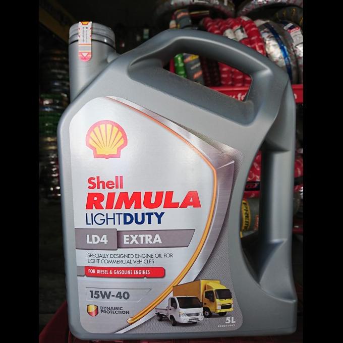 Jual SHELL RIMULA LIGHT DUTY LD4 EXTRA 15w 40 5L oli mobil diesel ...