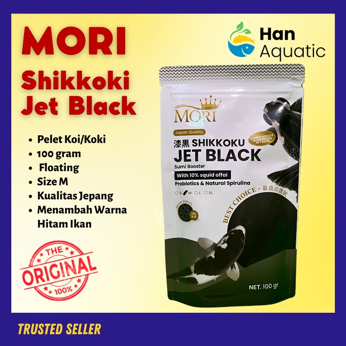 Jual Pelet Mori Koki Jetblack Membuat Warna Lebih Hitam untuk Koi Koki ...