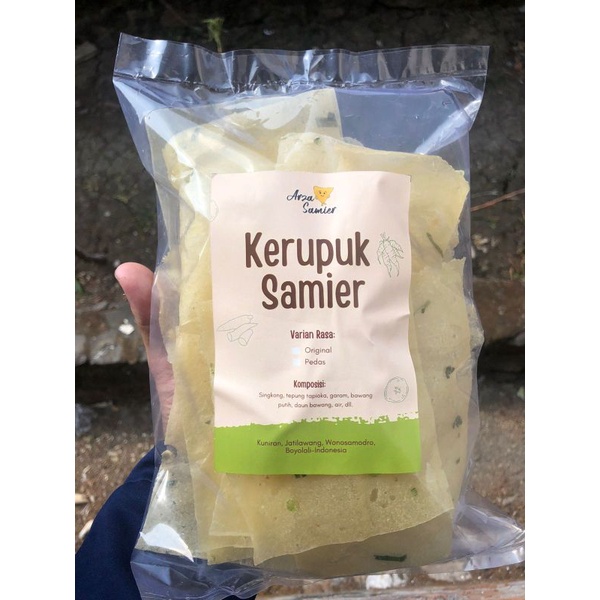 Jual Kerupuk Samier original / Samiler / Kerupuk opak / Kerupuk mentah ...