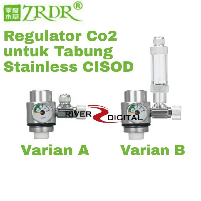 Jual Regulator Co2 Tabung Stainless Generator Cisod Aquascape | Shopee ...