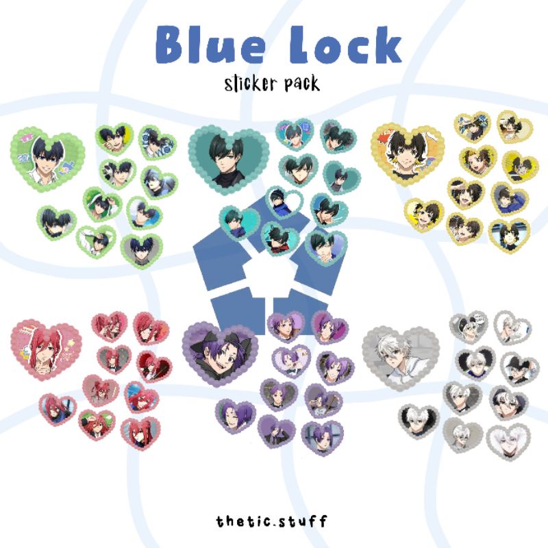 Jual Blue lock sticker pack || stiker Blue lock | Shopee Indonesia