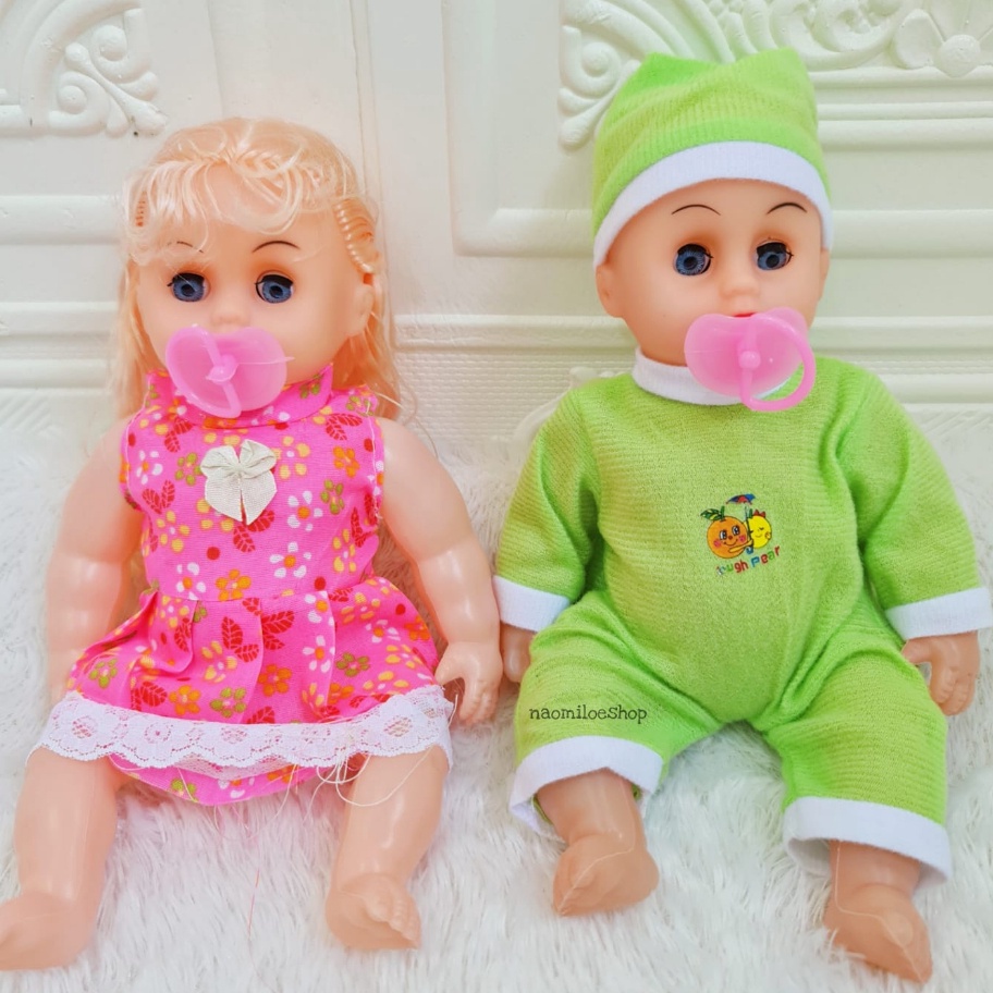 Jual ( OごZE) MAINAN BONEKA BAYI COWOK CEWEK 4 SUARA BISA NANGIS LITTLE ...