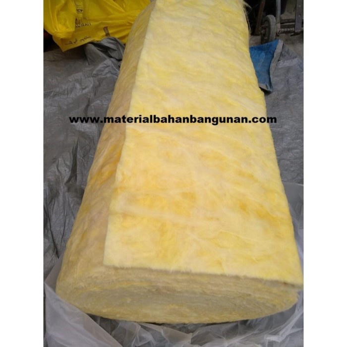 Jual Glasswool 16K Tebal 5 Cm Glass Wool Peredam Panas Dan Suara ...