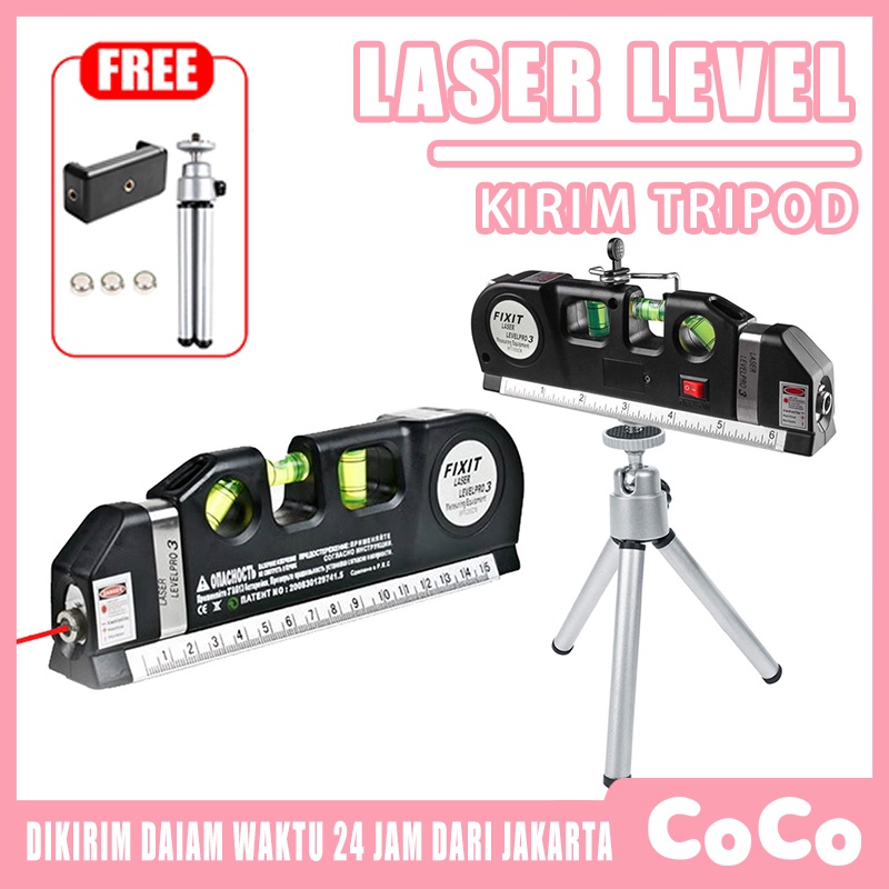 Jual Fixit Level Penggaris Laser Waterpass Meteran Laser Meteran Laser ...
