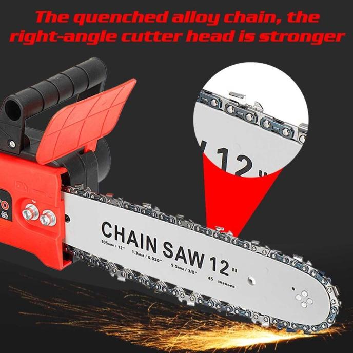 Jual 12 inci Gergaji Listrik Chainsaw Elektrik 24 Volt Genggam Gergaji ...