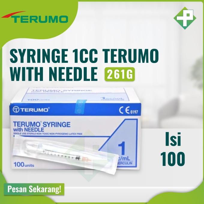 Jual Syringe 1cc Terumo with Needle 261G 1 Box Isi 100's | Shopee Indonesia