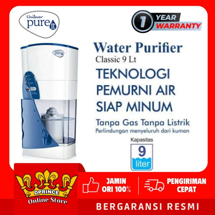 Jual Unilever Pure It Dispenser Air Classic Blue - 9L | Shopee Indonesia