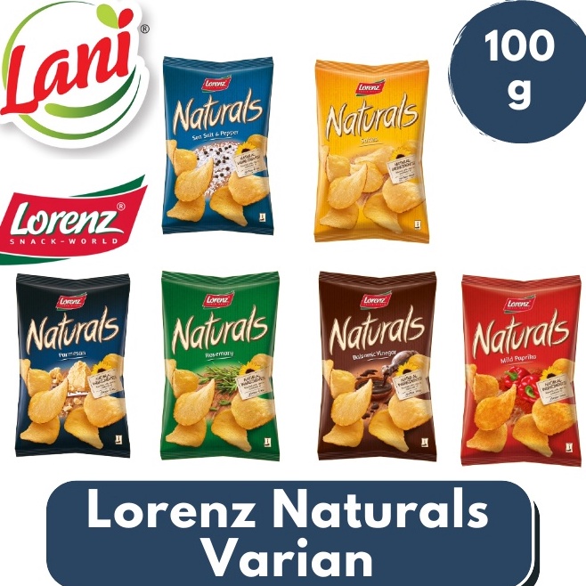 Jual Model Baru Lorenz Naturals Potato Chips Salt Pepper / Paprika ...