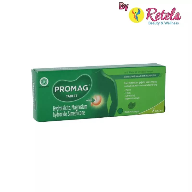 Jual Promag 1 Strip Isi 10 Tablet/ Maag/ Asam Lambung | Shopee Indonesia